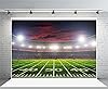 CSFOTO Polyester 7x5ft Football Field Backdrop Match Night Football ...
