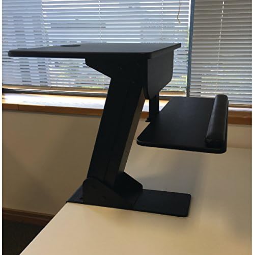 Contour Ergonomics Sit Stand Workstation – Black – BigaMart