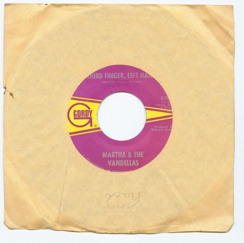 Martha Reeves & The Vandellas - Jimmy Mack, Third Finger, Left Hand ...