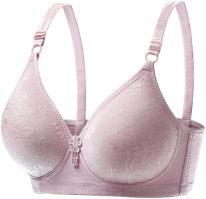 HJKHJK Plus Size 36-42 Frauen Wireless Flower Brasree BH Unterwäsche ...