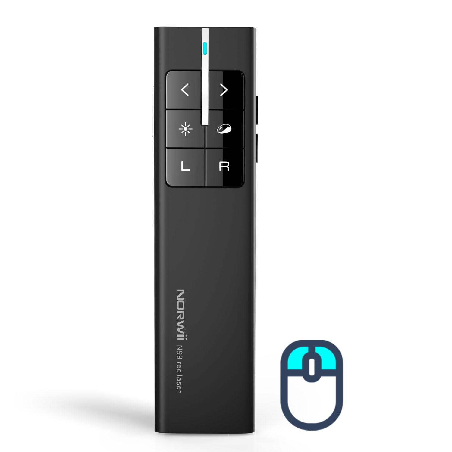 Mua NORWII N99 Air Mouse Presentation Clicker with Laser Pointer, Clicker for powerpoint ...