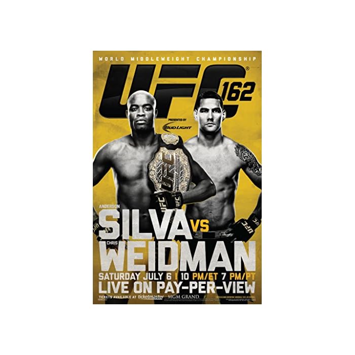 Anderson Silva Vs Chris Weidman Poster