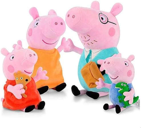 Original Peppa Pig Family George Dad Mom Stuffed Plush Toys -20CM ...