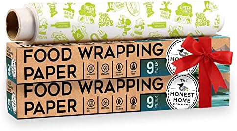 The Honest Home Company Food Wrapping Paper Oilproof, REUSEABLE ...
