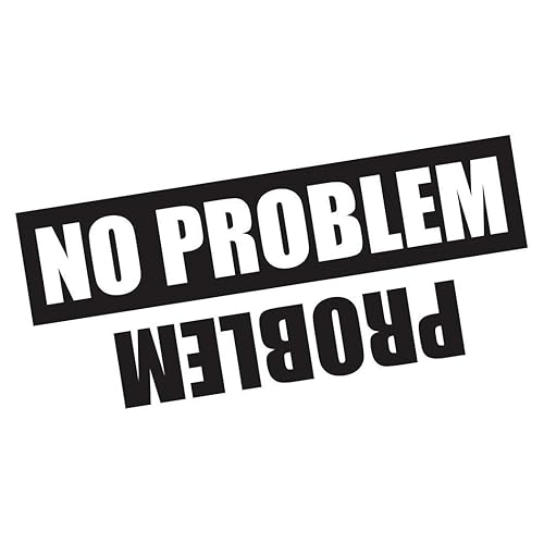 No Problem, Problem Bumper Sticker Vinyl Decal Funny Car Truck SUV ...