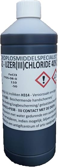 Chlorure de fer 40% 1000 ml: Amazon.fr: Bricolage