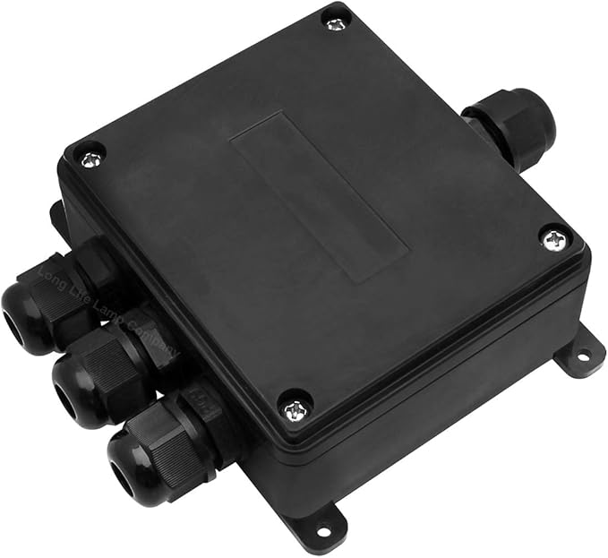 Caja de conexiones impermeable de 4 vías, conector de cable IP68 para exteriores: Amazon.es ...
