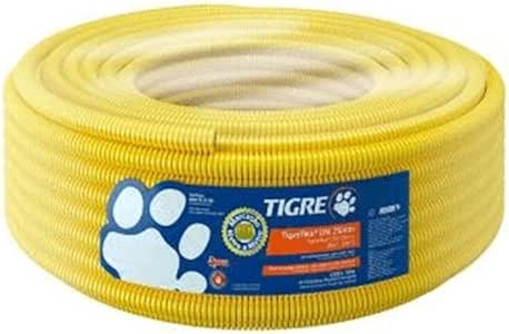Conduite Corrugado Amarelo Tigre 3/4 de Polegadas 50m: Amazon.com.br ...