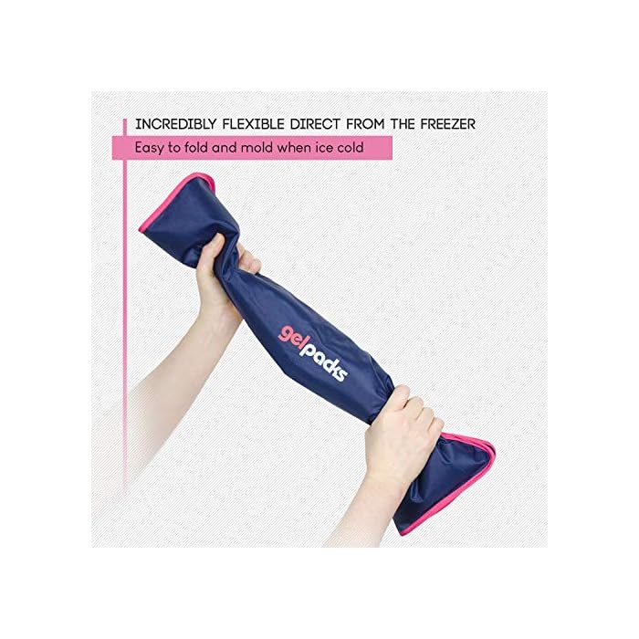 Extra Large & Reusable Ice Pack (15 x 23.5 inches, XL) for Maximum Back ...