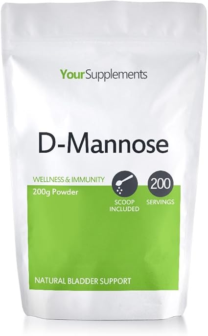 Your Supplements - D-Mannose Powder - 200g Pure Powder: Amazon.co.uk ...