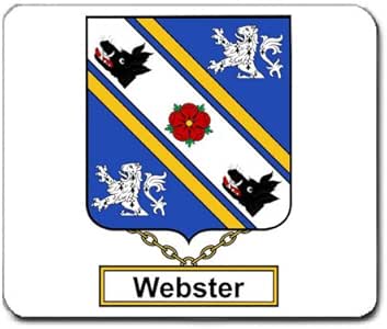 Amazon.com : Webster Family Crest Coat of Arms Mouse Pad : Office Products
