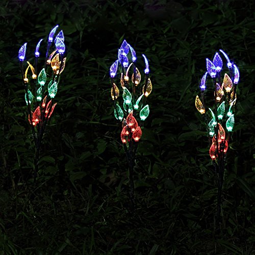 OxyLED OxyFlor SL04 Colorful Solar Powered Garden Tree Shaped Stake ...