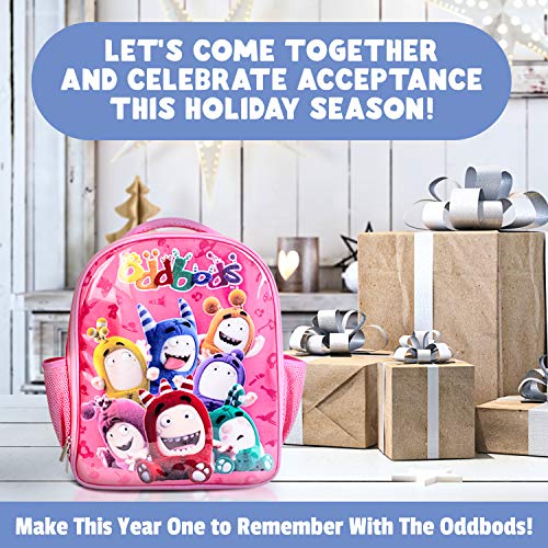 Oddbods Pink Backpack for Kids' School & Travel - Small, Insulated ...