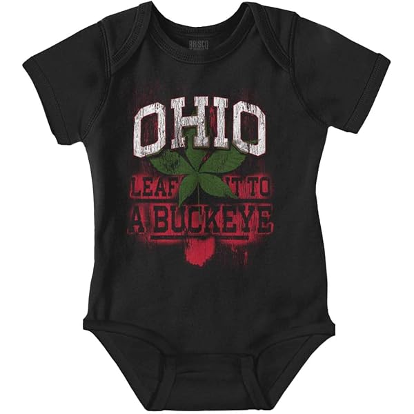 Kids Ohio State Shirt Ohio State Buckeye Leaf Logo Embroidery Design ...