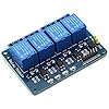 DZS Elec 2-Pack 5V 4-Channel Relay Module with Optocoupler Active Low ...