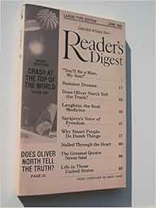 Reader's Digest, Large Type Edition, June 1993 [LARGE PRINT]: Amazon ...