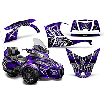 Amazon.com: CreatorX Can-Am SPYDER F3 Graphics SpiderX Purple: Automotive