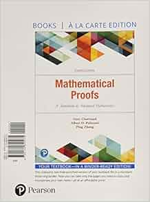 Mathematical Proofs: A Transition to Advanced Mathematics, Books a la ...
