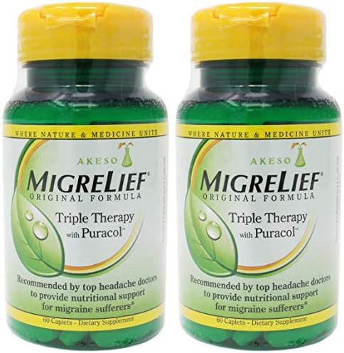MigreLief® Original Triple Therapy with Puracol™ - Nutritional Support ...
