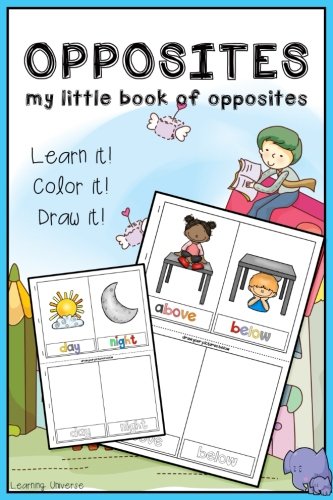 Opposites: My Little book of Opposites (workbook, coloring book ...