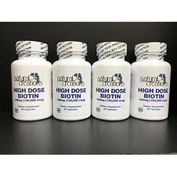 Amazon.com: High Dose Biotin 100mg (100,000mcg): Health & Personal Care