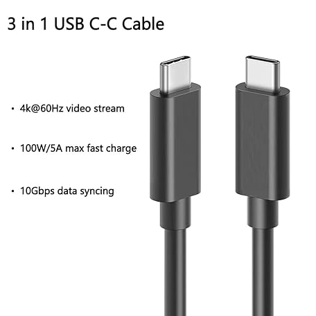 Mua Akingdleo Portable External Monitor Cable,10Gbps USB 3.1 USB C 100W ...