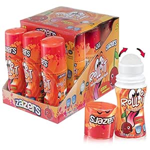 Amazon.com : Cherry Flavored Sour Rolling Liquid Candy - 12 Pack of ...