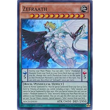 Amazon.com: Yu-Gi-Oh! - Satellarknight Zefrathuban (CROS-EN020 ...