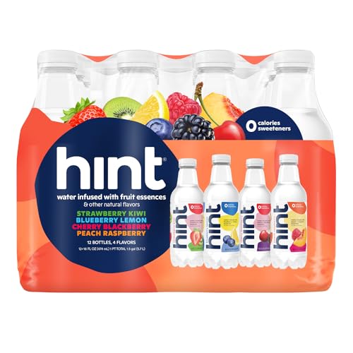 Hint Water Smashup Variety Pack, 3 Bottles Each of: Blueberry Lemon ...