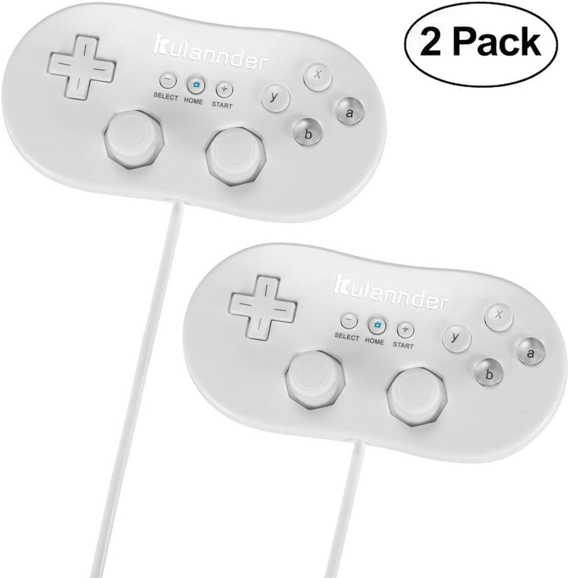 Amazon.com: Kulannder Wii &Wii u classic controller Pro for Nintendo ...