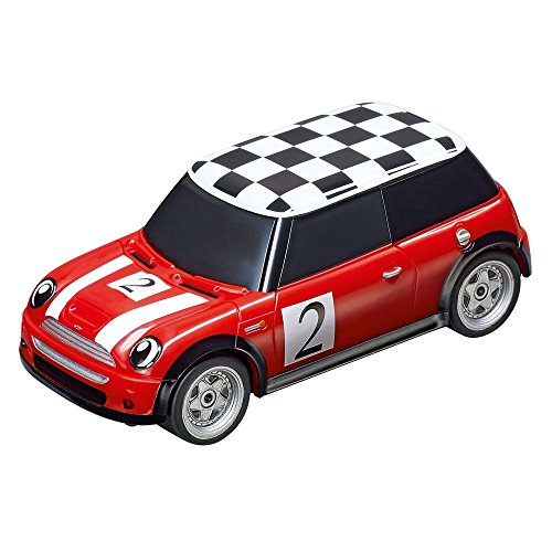 Carrera First Mini Cooper Slot Car Race Track - Includes 2 Cars: Blue ...