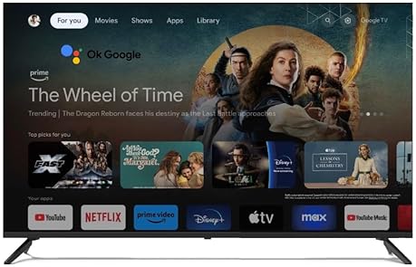 Videocon 50 Inch Edgeless 4K UHD Official Google TV A+ Grade Panel with ...