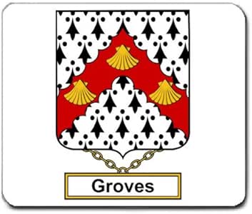 Amazon.com : Groves Family Crest Coat of Arms Mouse Pad : Office Products