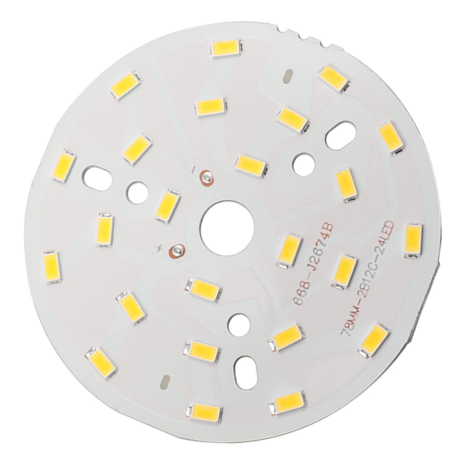 Bettomshin 1Pcs 3.07Inch Dia COB LED Panel Chip, 5730 COB Circular 12W ...
