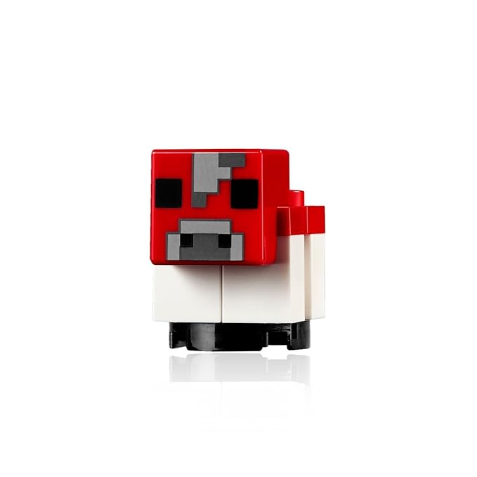 LEGO Minecraft MiniFigure - Minecraft Baby Mooshroom Cow: Amazon.co.uk ...