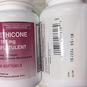 Amazon.com: Simethicone 180 mg 360 Softgels Anti-Gas Generic for ...