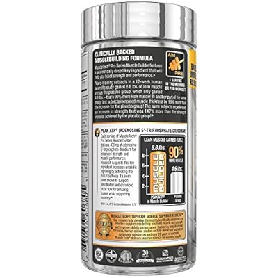MuscleTech Muscle Builder, Muscle Building, Strength Boosting Pill with ...