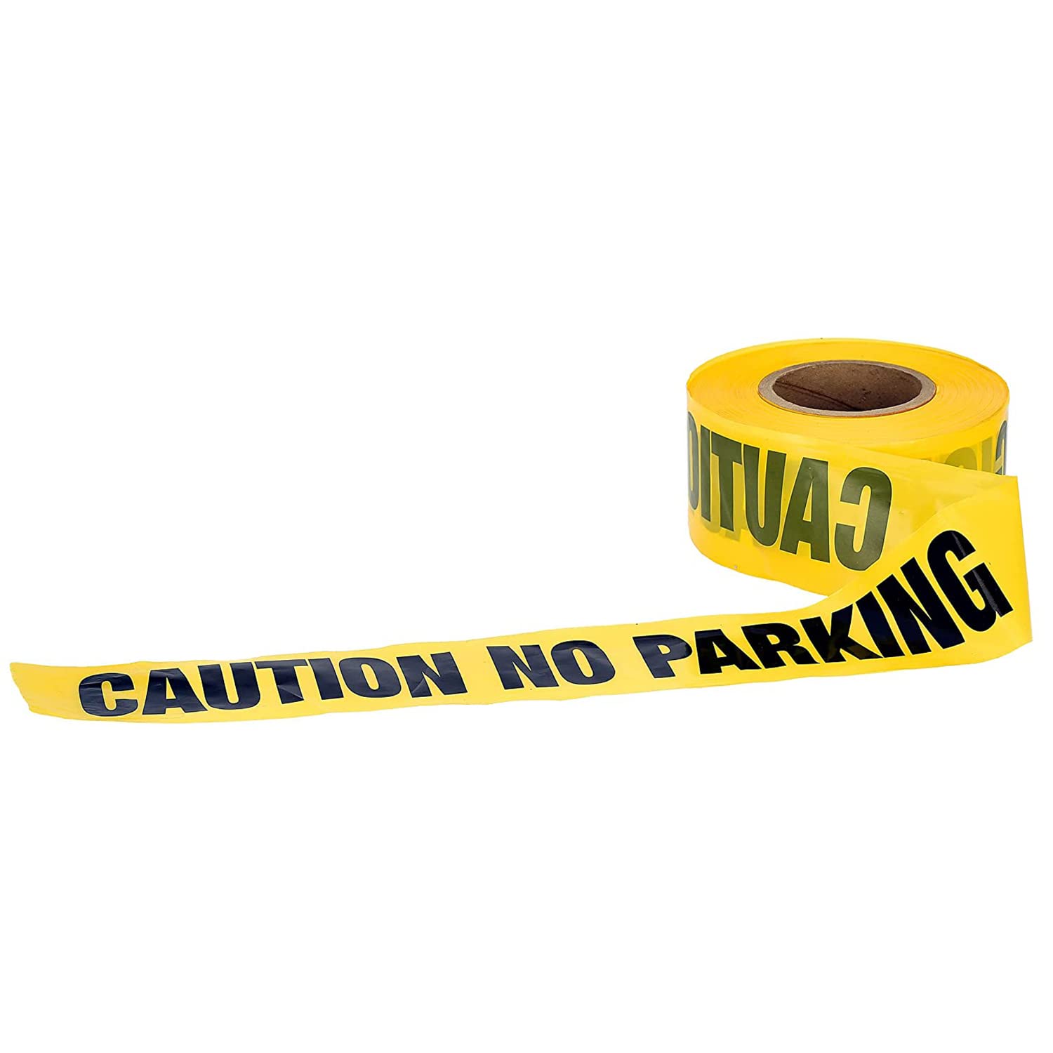 Adir No Parking Caution Tape Roll, 300 Feet - High Visibility 3-inch ...