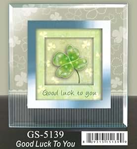 Amazon.com - Good Luck 3D Glass Sentiments - Gift Alliance - Frames