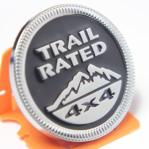 Car & Truck Decals, Emblems & License Frames 2Pcs Trail Rated 4x4 Metal ...