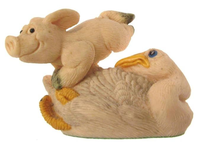Piggins Pig Ornament Pig Figurine Pest David Corbridge Pigs: Amazon.co ...