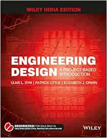 Amazon.com: Engineering Design: A Project Based Introduction ...