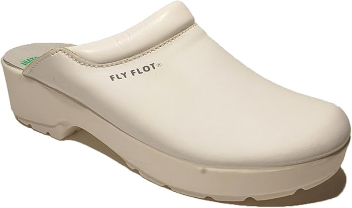 Fly Flot Men's Clogs White Bianco 6 UK White Size: 10 UK: Amazon.co.uk ...