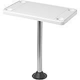 Amazon.com: Detmar 12-1108C Removable Octagonal Marine/RV Table , White ...