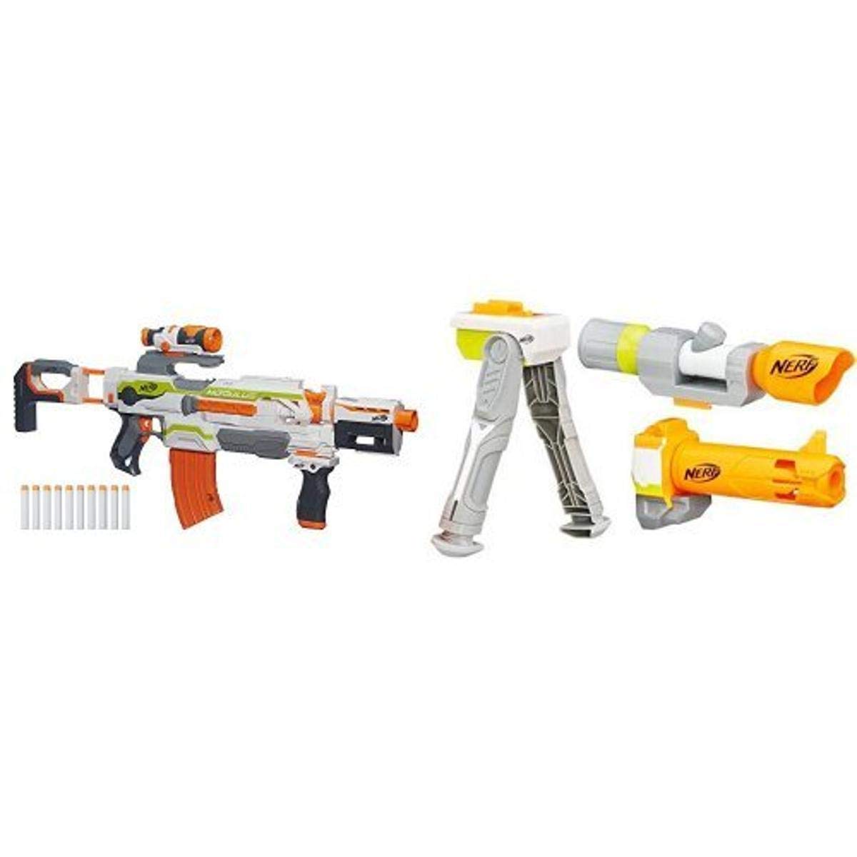 Buy Nerf N-Strike Modulus ECS-10 Blaster and Nerf Modulus Long Range ...