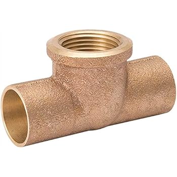 MUELLER INDUSTRIES A 01538NL Copper Fitting Tee 3/4" C x 3/4" C x 1/2 ...