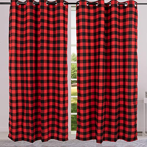 Buffalo Check Plaid Curtains