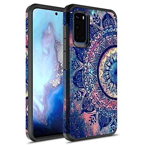 Samsung Galaxy S20 Case, Rosebono Slim Hybrid Dual Layer Shockproof Hard Cover Graphic Fashion ...