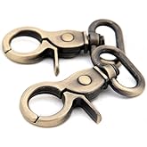 Amazon.com: Okones Pack of 2,1'' Inner Width,Solid Brass Square Lobster Clasps Swivel Trigger ...