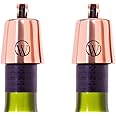 Amazon.com: 2-PACK Wine Bottle Stopper, Plug with Silicone, Wine Saver ...
